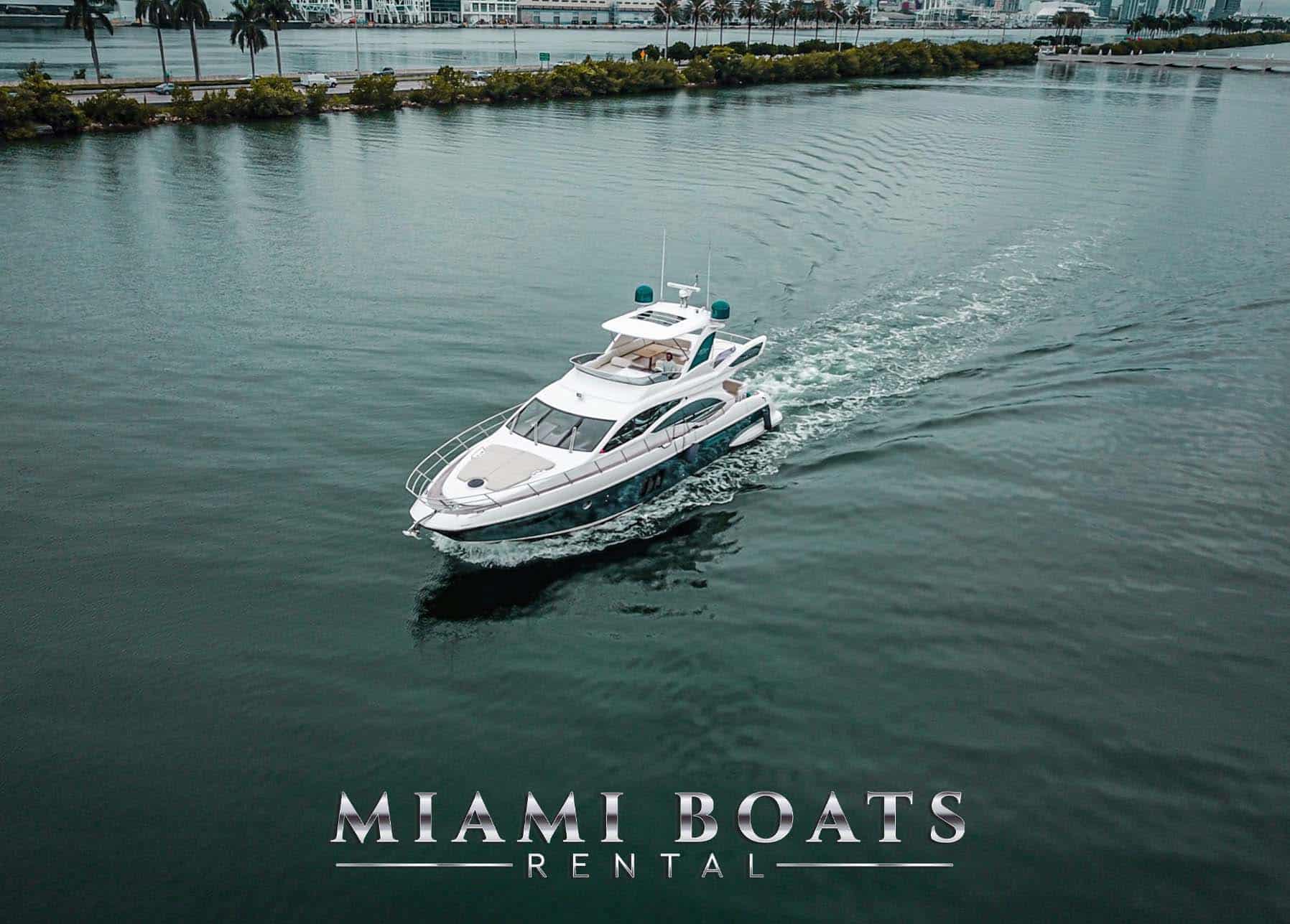 60’ Azimut - Miami Boats Rental