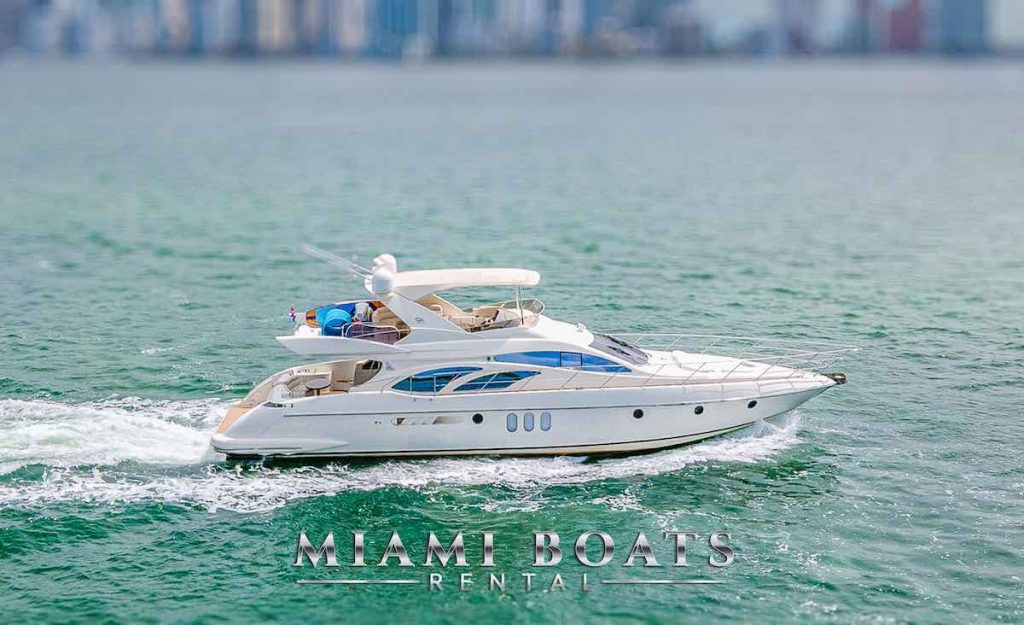 65' Azimut Victoria • Miami Boats Rental