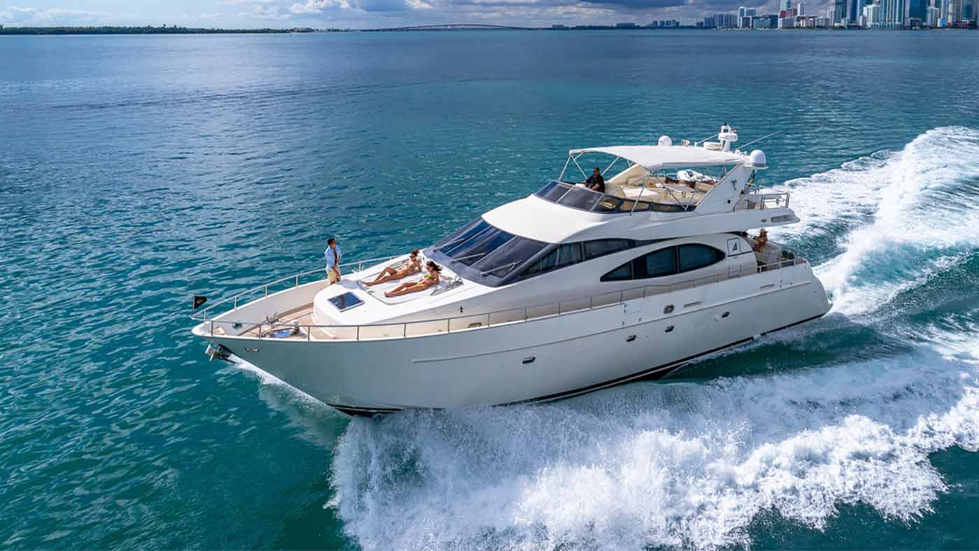 Azimut Yacht 80ft for Charter in Miami, FL - Miami Boats Rental